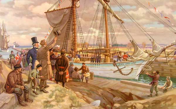 The World of Gord: The First Welland Canal Completed in 1829