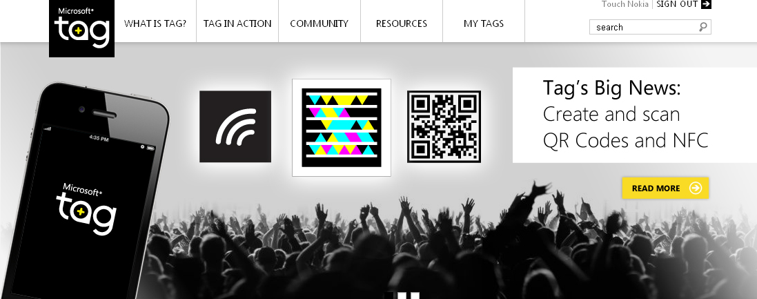 Serviço da Microsoft com iPhone em destaque? A página precisa ser ...