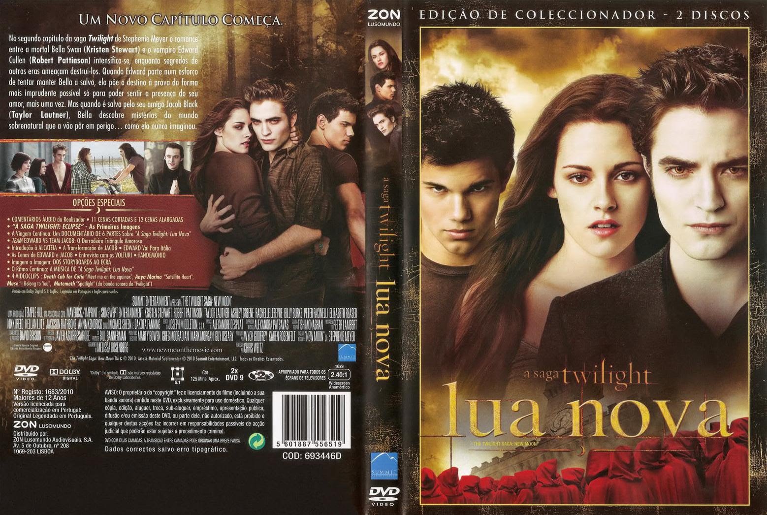 Capas Filmes Aventura: Lua Nova
