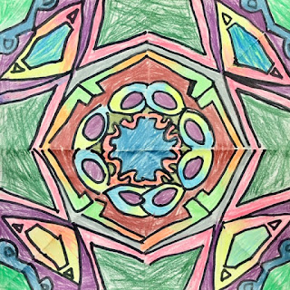 Art at Hosmer: Radial Symmetry Name Designs