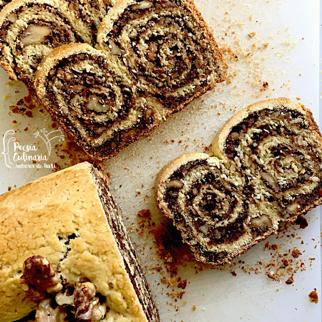 Poesía Culinaria . Sabores de Nati: Potiza / Pan de nuez de Eslovenia
