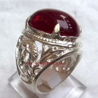 Cincin Red Obsidian JP221 -Jual Batu Permata Hobi Permata