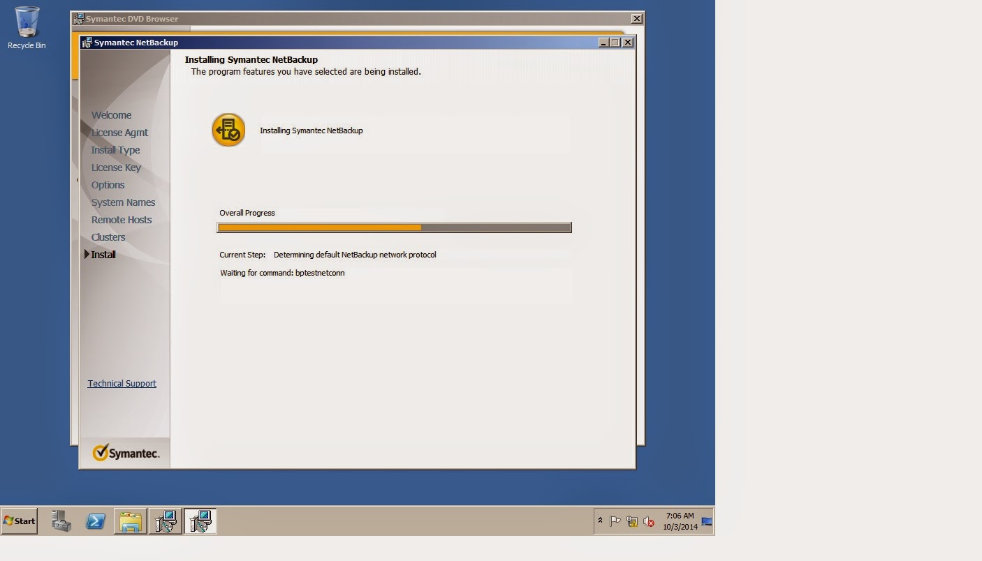 Remote Infrastructure Management: Symantec Netbackup 7.6.0.1 Installation and Configuration
