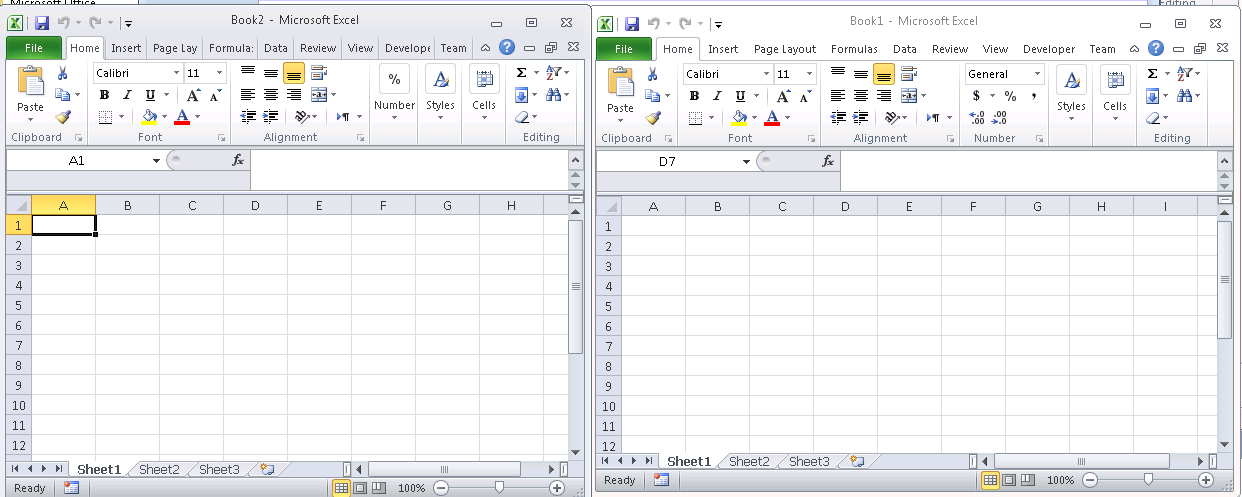 Mike's Technology and Finance Blog: How To Show Two Spreadsheets In ...