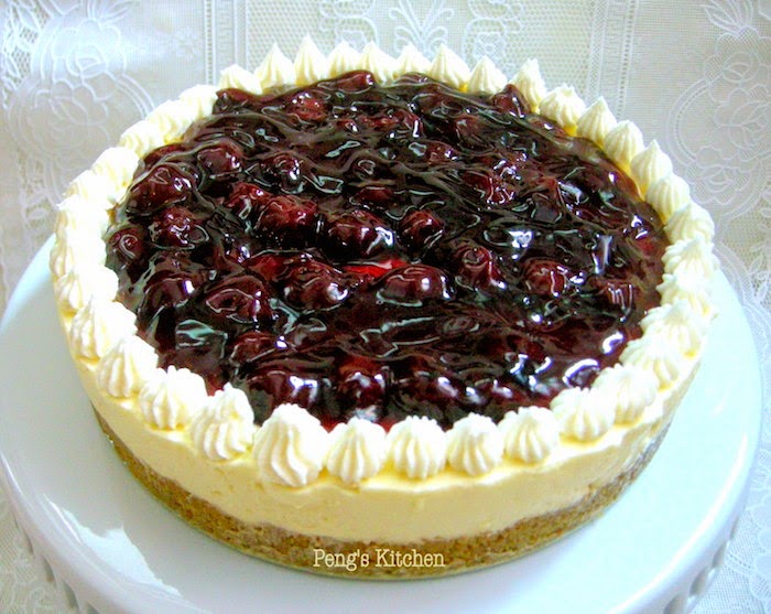 Peng's Kitchen: Cherry Cheesecake