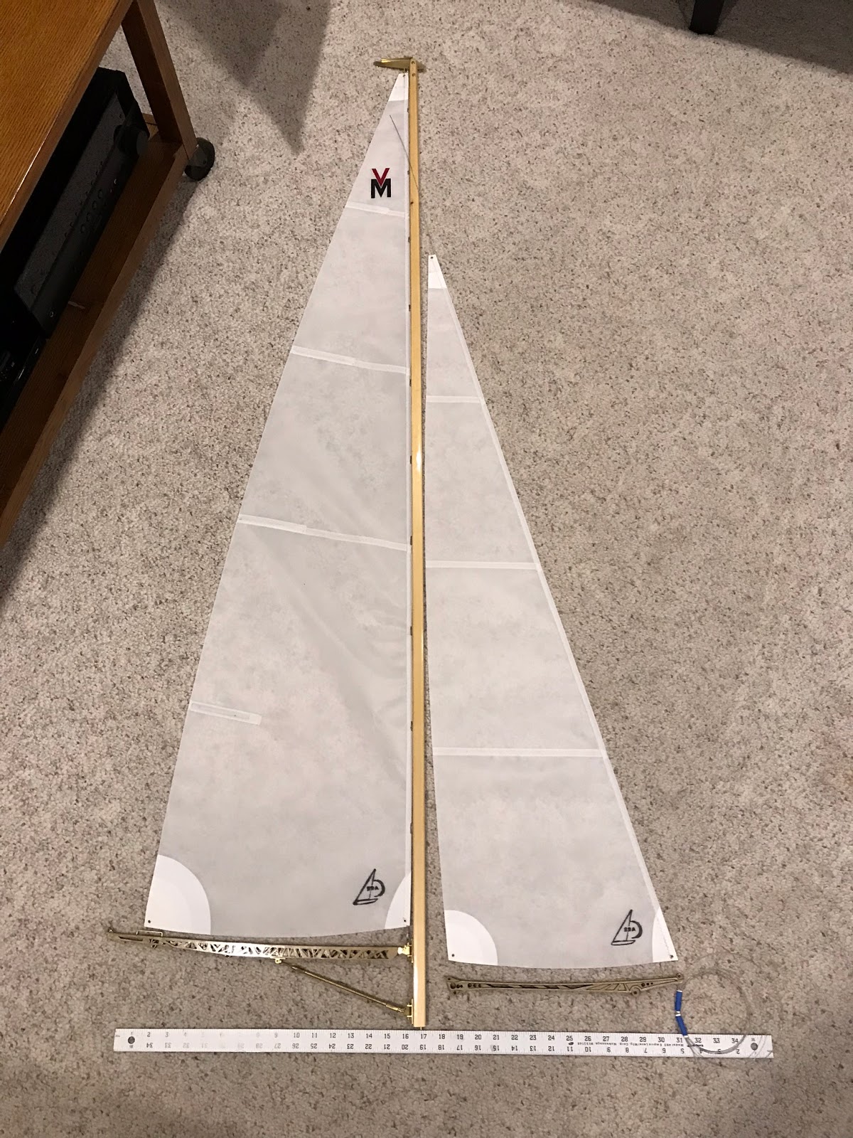 New Sails! And applying sail numbers