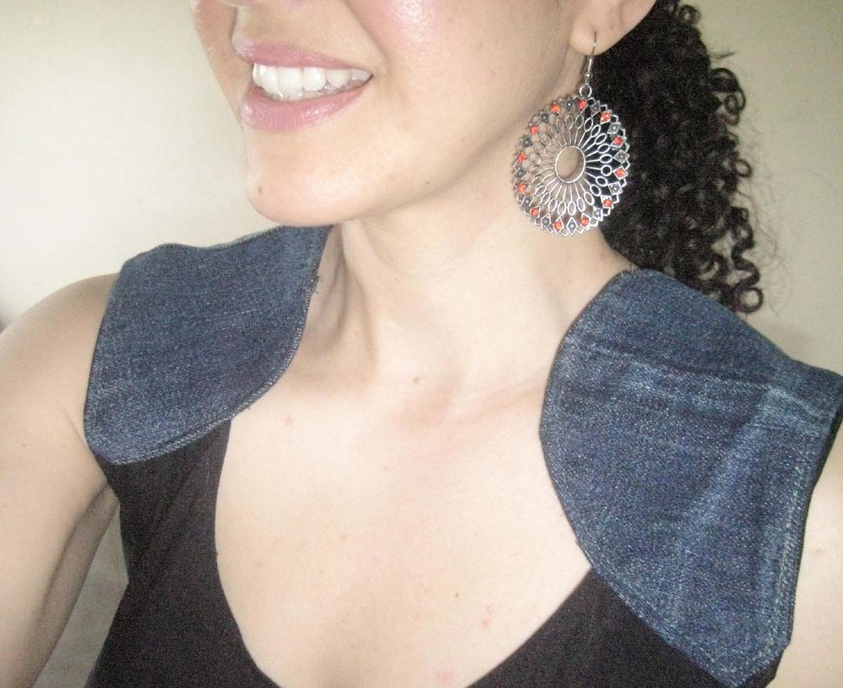 Nelesc Designs: Tutorial Tuesday: Super Easy Denim Shoulders