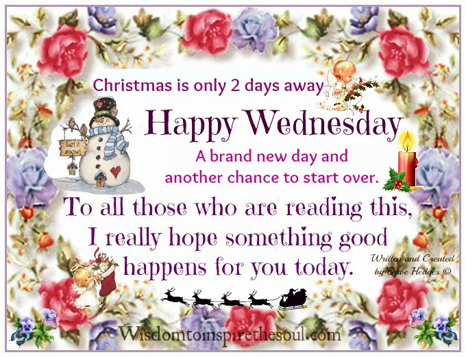 Daveswordsofwisdom.com: Happy Christmas Wednesday