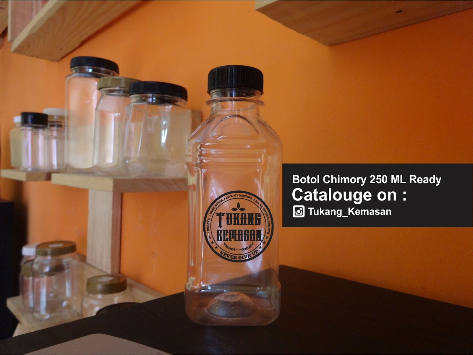 jual botol plastik PET 250 ml