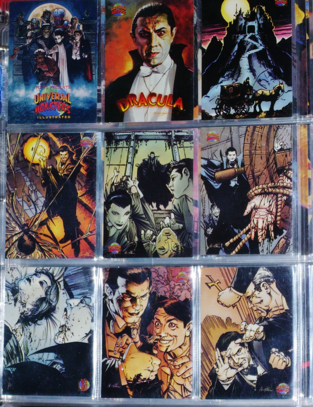 MONSTRUOS Y COLECCIONABLES: UNIVERSAL MONSTERS CARDS TOPPS