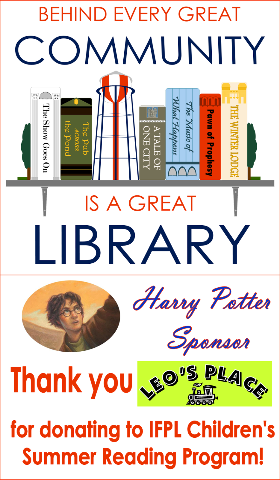 The Children's Library: Thank you Summer Reading Sponsors!