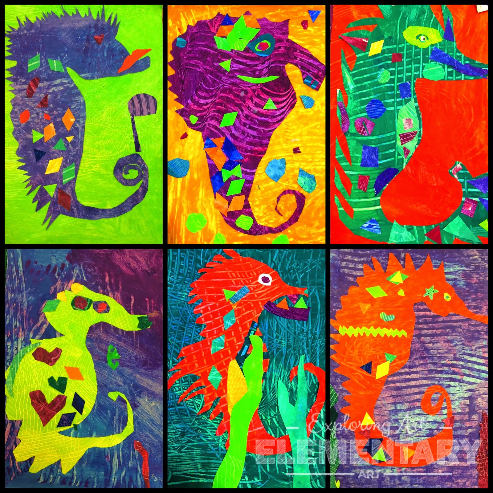 Art. Eat. Tie Dye. Repeat.: Going Under the Sea in 3rd Grade