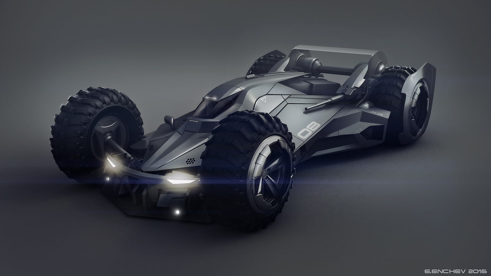 Encho Enchev CG artist and designer: Batmobile concept