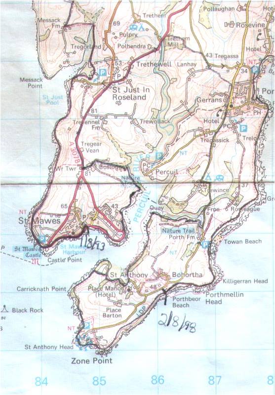 Wales & England Coastal Walk: April 2013