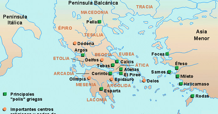 La Pedagogia al servicio de la Sociedad: Las Polis griegas (1ero.)