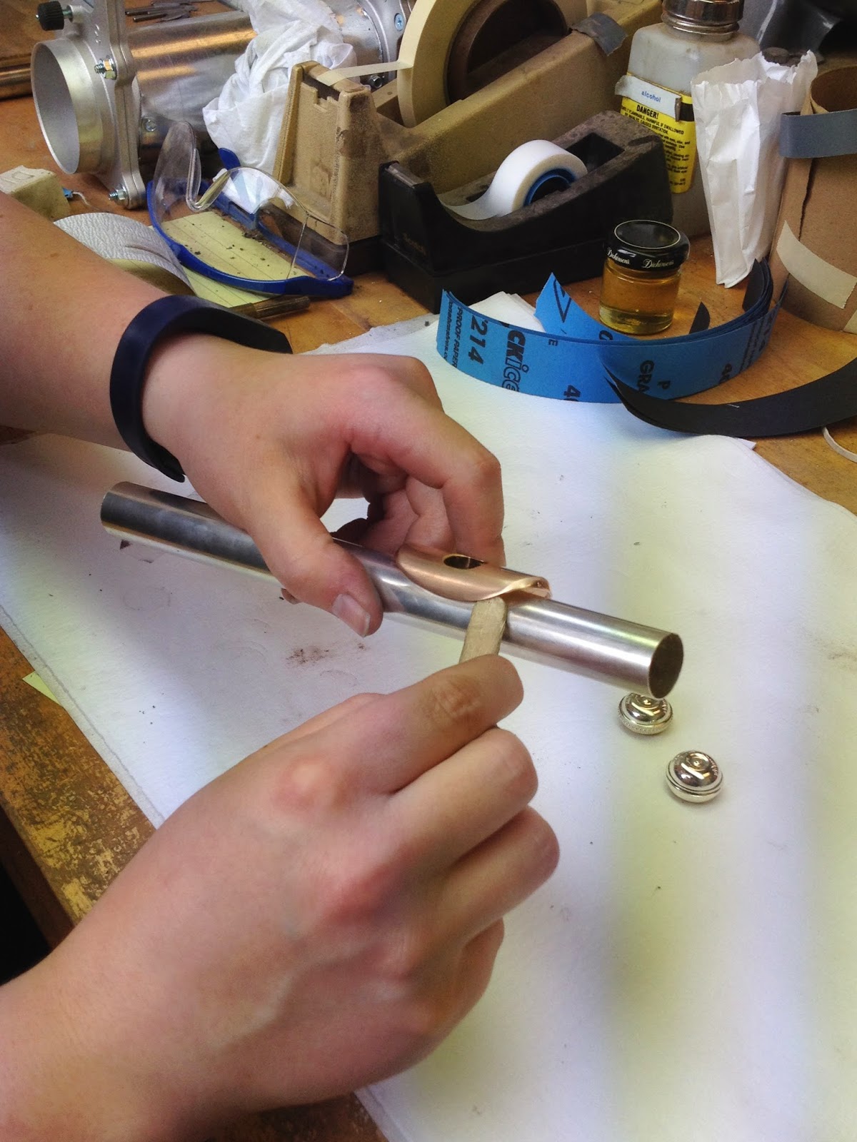 Flute Builder : Shaping the Lip Plate