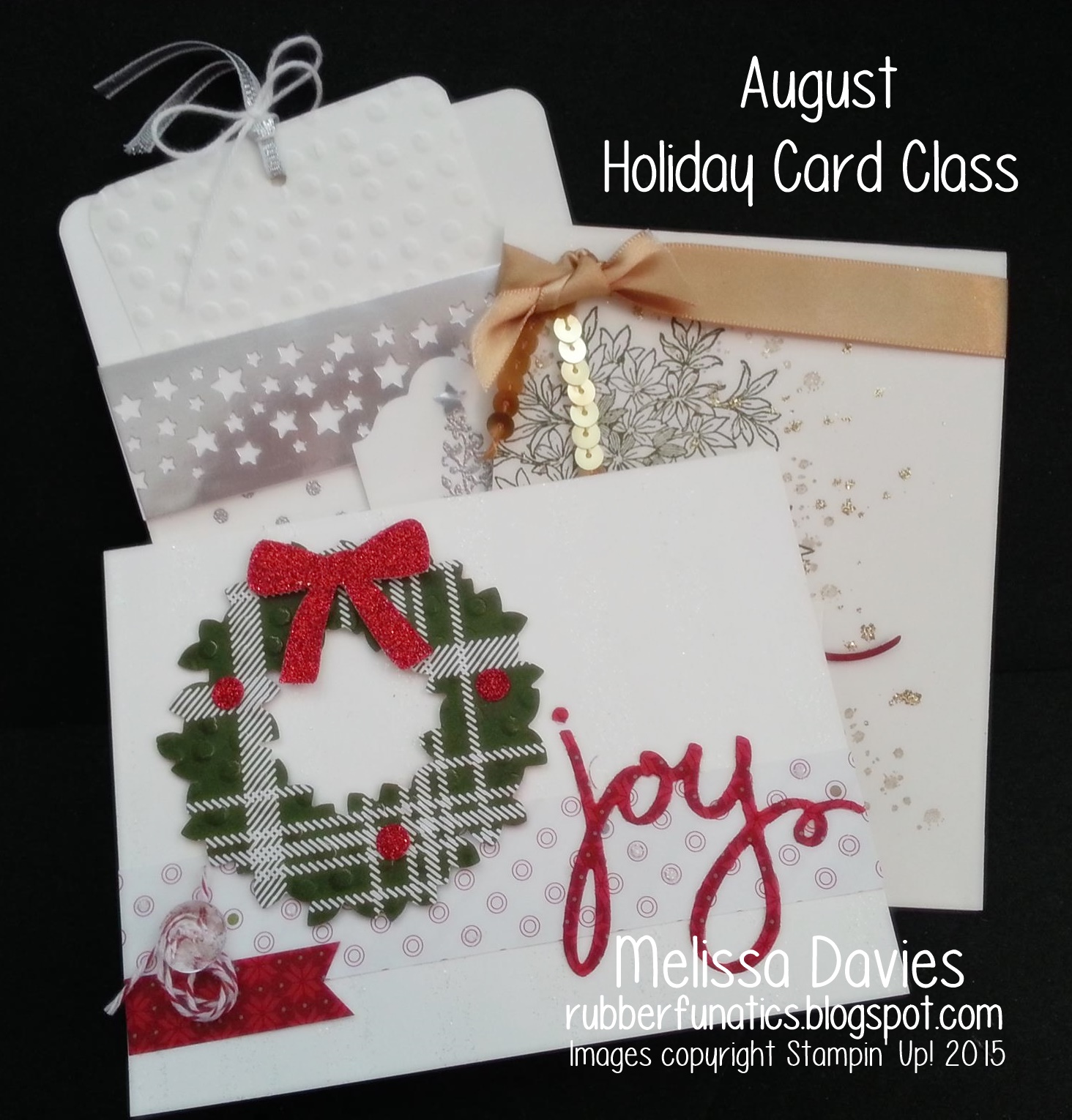 RubberFUNatics: August Holiday Card Class