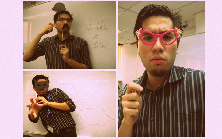 Of Dandelions & Peonies: Fun & quirky photobooth props