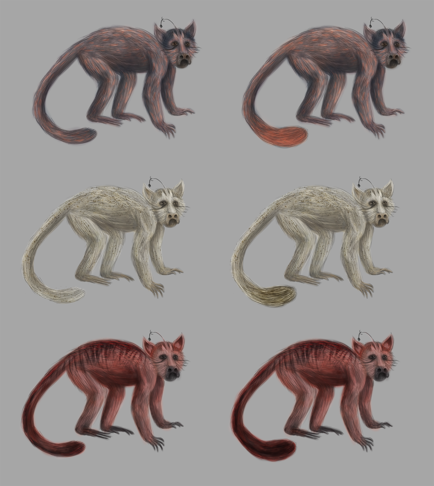 Honours Blog: Creature 2: Fur Variations