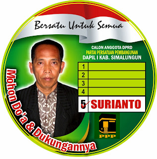 Desain Stiker Caleg ~ PENCURI BLOG