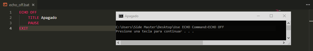 Desenmascarando la instrucción @ECHO OFF | ON