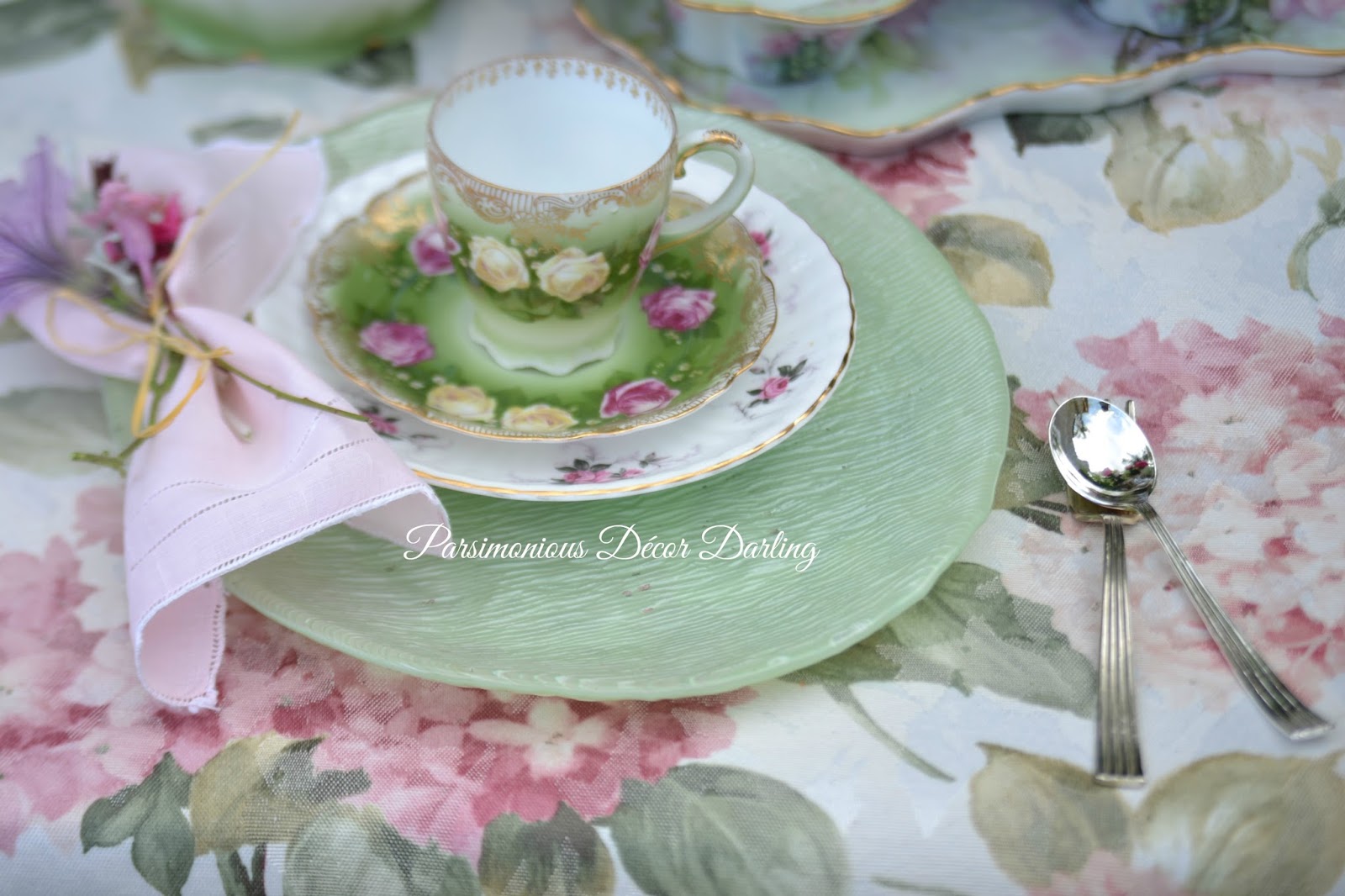Parsimonious Décor Darling: Set Your Table With Flair--Taking Tea for ...