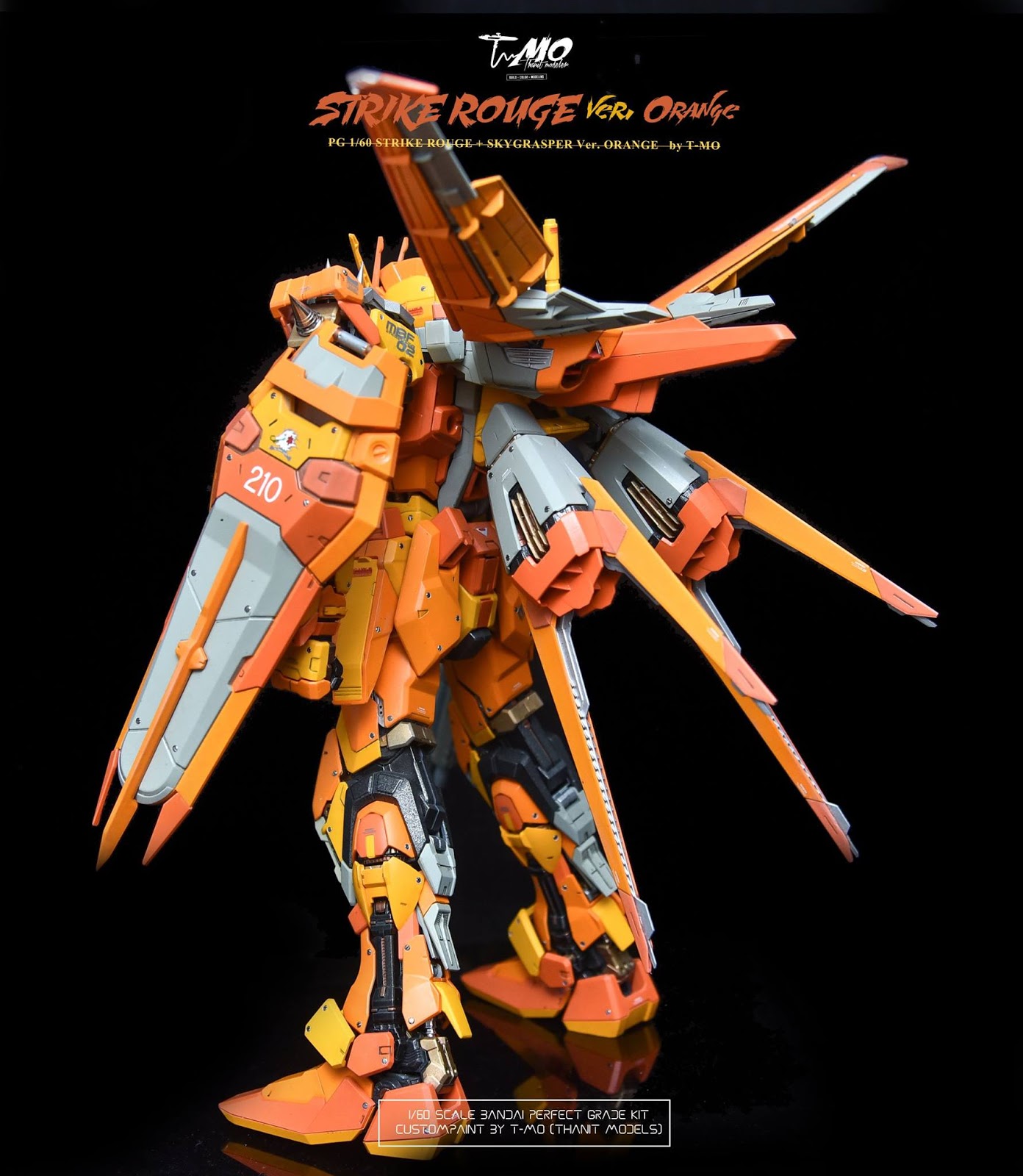 GUNDAM GUY: PG 1/60 Strike Rouge Ver. Orange - Customized Build