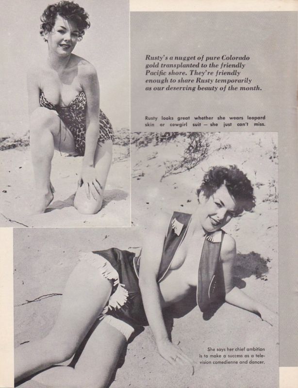 LẨU THẬP CẨM VỀ ..PLAYBOY TỪ 1953 - 2011: Rusty Fisher Apr 1956