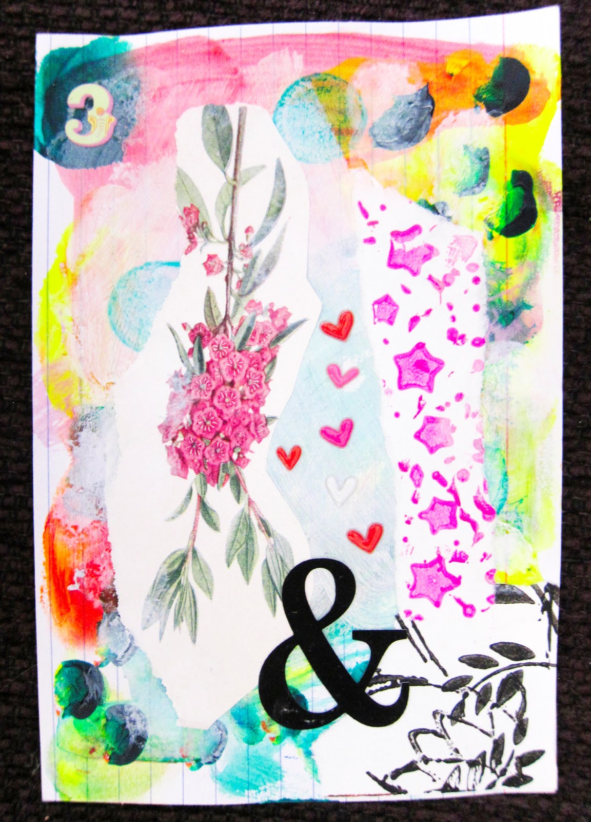 Glue It Tuesday and Making Index Card Art with my Daughter - Marcia Beckett