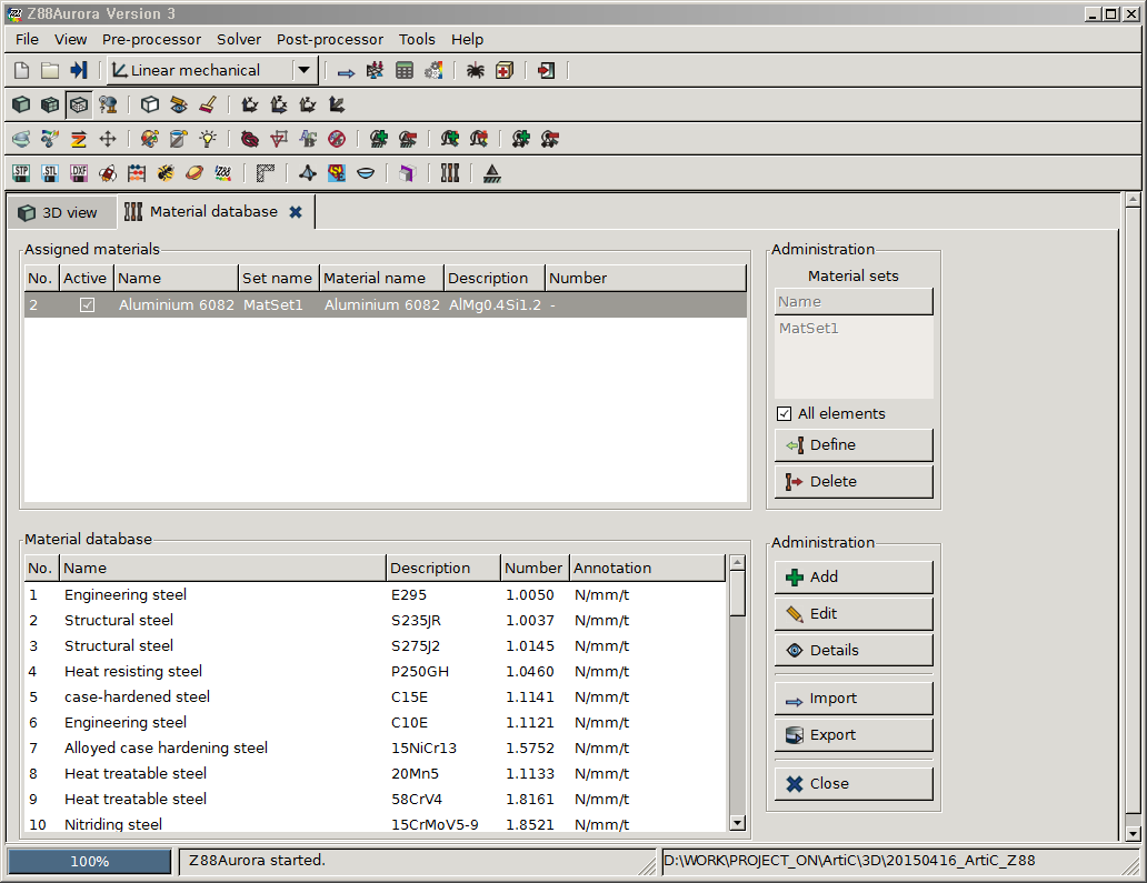 Dymaxion.Kim: Open Source CAE Toolchain 4 - Z88 Aurora