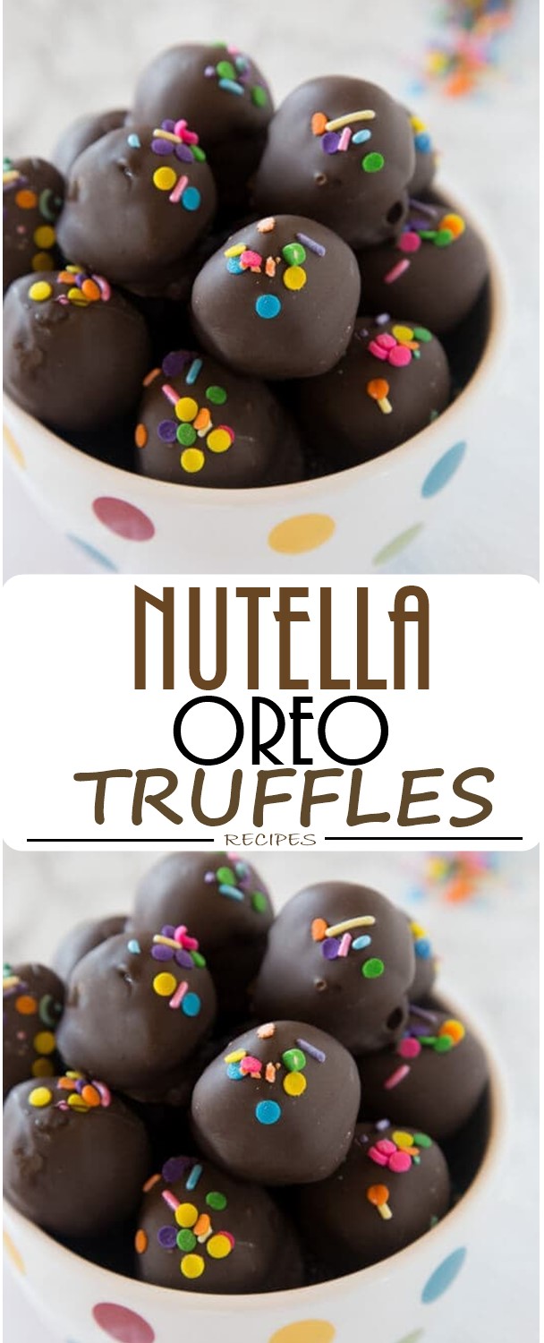 NUTELLA OREO TRUFFLES - New Delicious