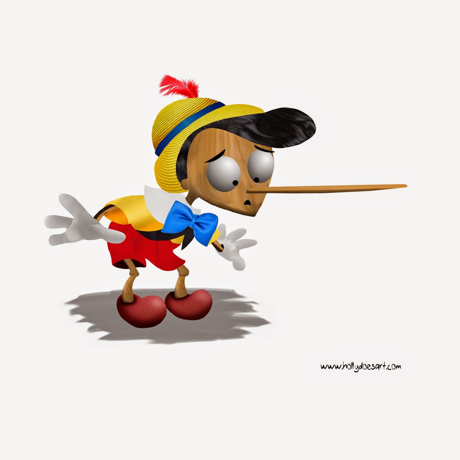 Holly Does Art: Pinocchio Doodle