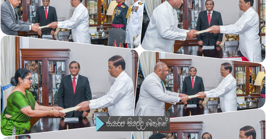 The New UNF Cabinet Swearing-in Ceremony - විගස පුවත් 24x7 ...
