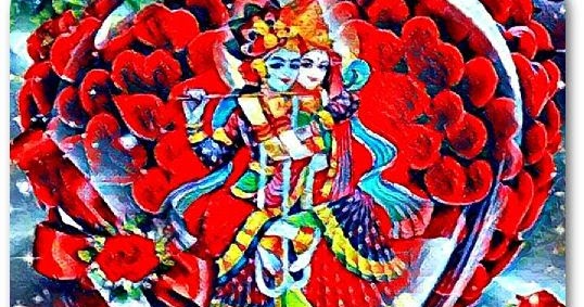 Vishnudut1926: Radha, Lalita and Vishakha Verse in "Shree Rasa ...