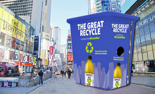 World Explorer: World Largest Recyclying Bin In NYC