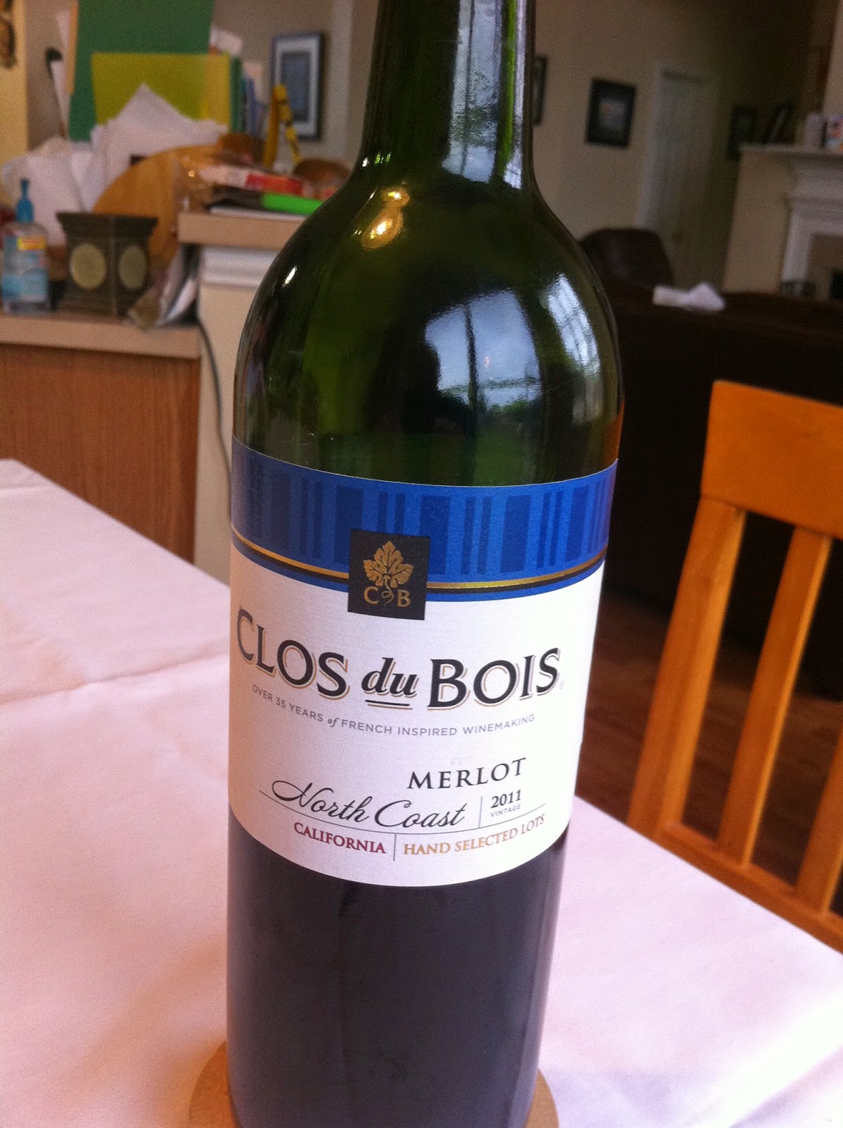 Wine & and Food: CLOS du BOIS Merlot