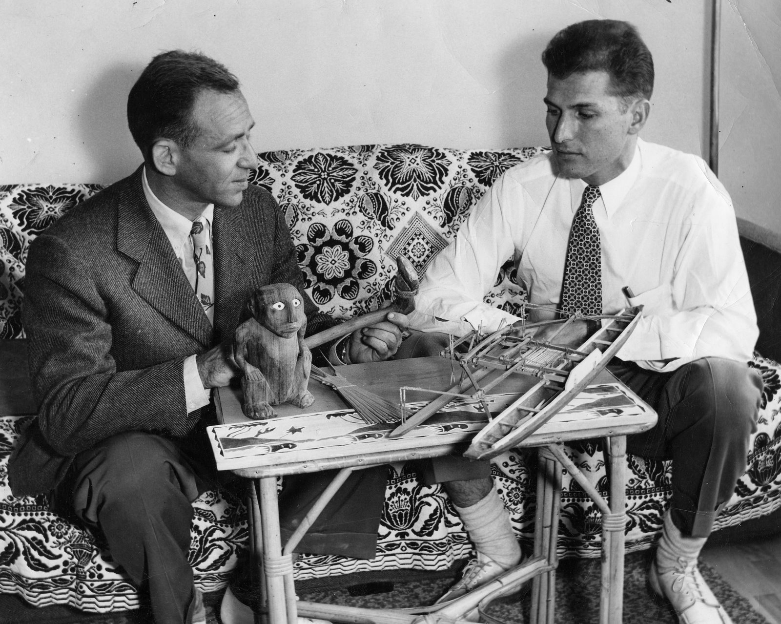 A Pictorial Biography of Arthur Vidich: On his return from Palau - 1948