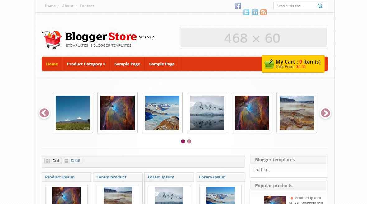 7 Template Blog Toko Online Terbaik SEO Friendly Dan Responsive ...