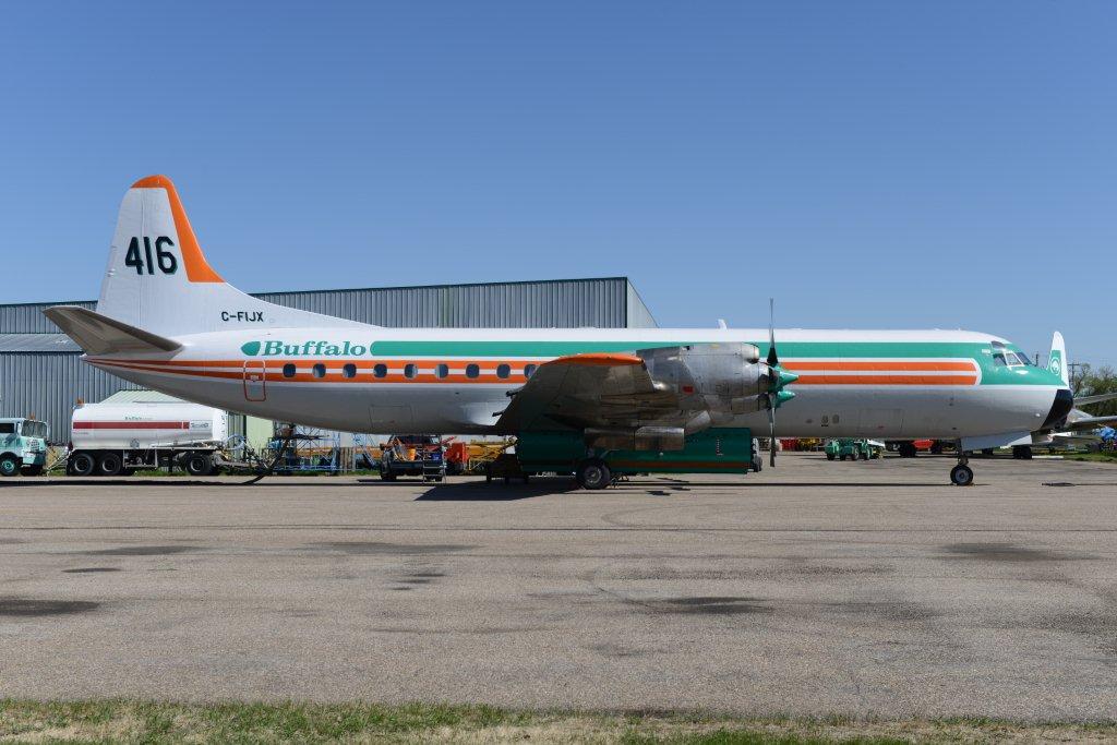Flyingphotos Magazine News: Buffalo Airways - L188 Electra - C-FIJX