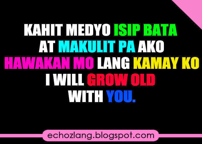 Hawakan mo lang ang kamay ko, i will grow old with you. | Echoz Lang ...