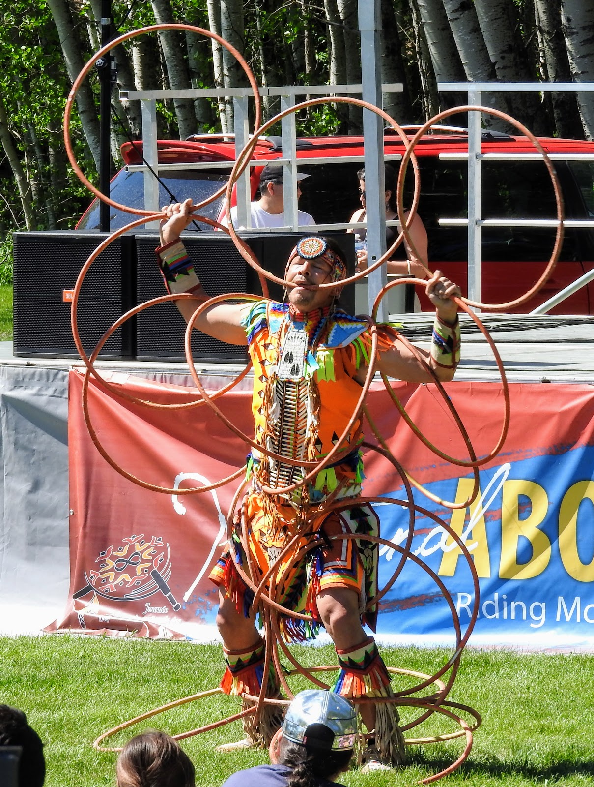 LOAFin AROUND and KANOE TRIPPING : Dallas Arcand ... Hoop Dancer