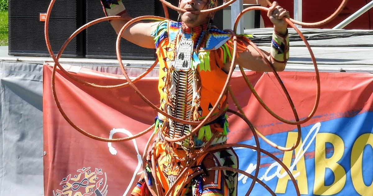 LOAFin AROUND and KANOE TRIPPING : Dallas Arcand ... Hoop Dancer