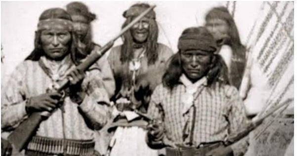 Apache Running by Mark Hatmaker