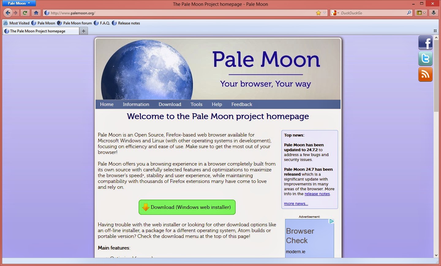 Pale moon firefox - kingcss