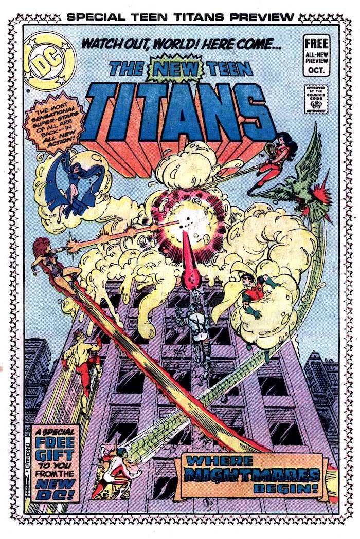 DC Comics Presents #26 - Jim Starlin art & cover + 1st Teen Titans - Pencil Ink