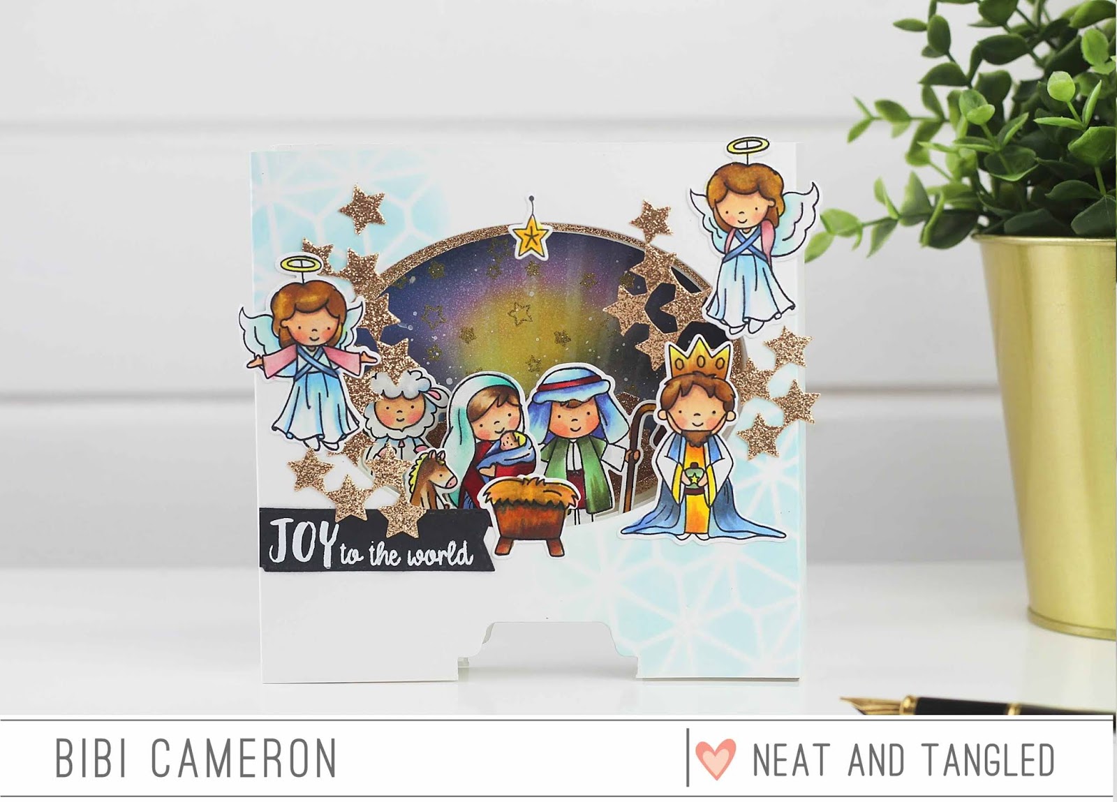 Nativity Diorama Shadow Box Cards with Bibi | Video Post - Neat and Tangled