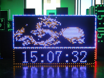 PetroLed: Programmable running led message board electronic display