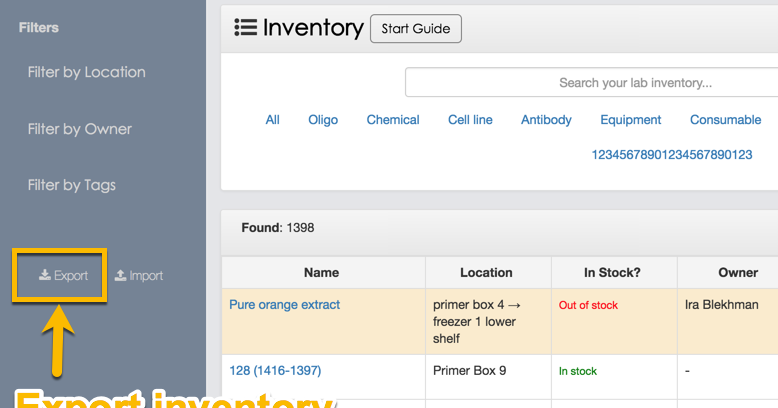 LabSuit Support: Update your existing inventory from Excel