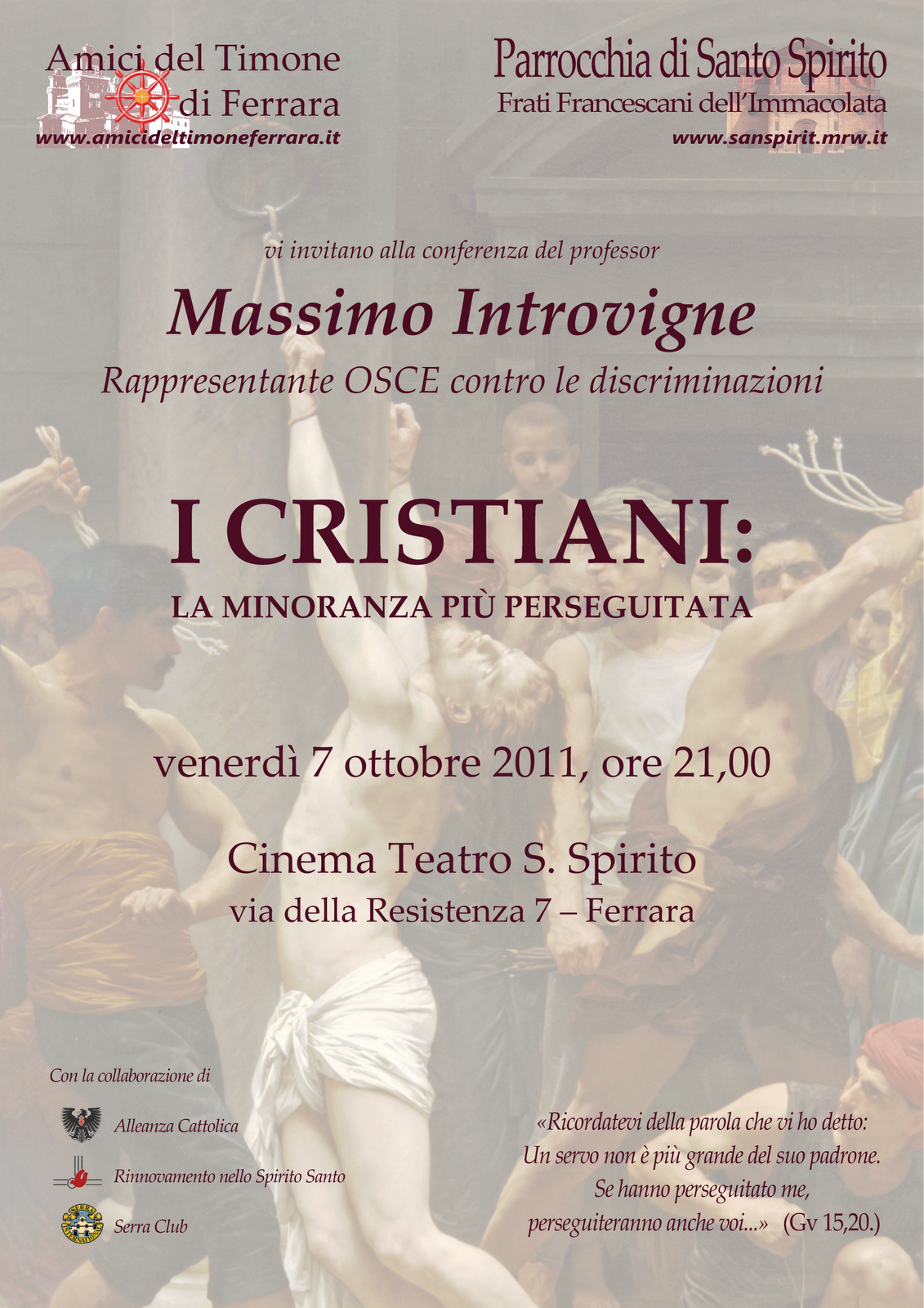 Amici del Timone di Ferrara: Conferenza del 7/10/2011 di Introvigne ...