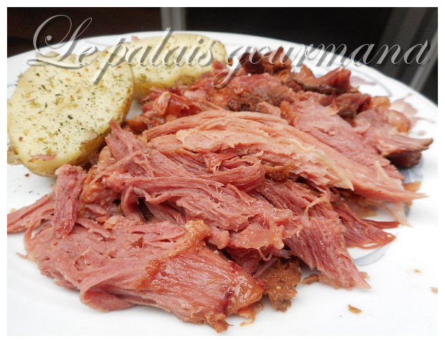 Le palais gourmand: Jambon à l'ananas et mélasse à la mijoteuse